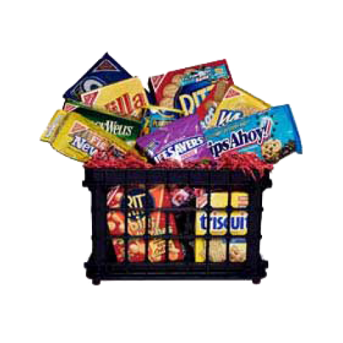 Snack Food Milk Crate