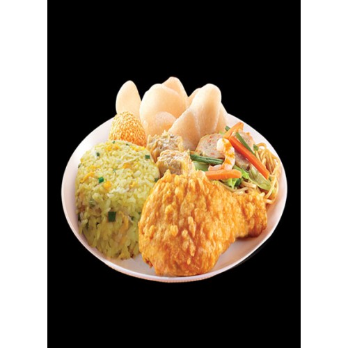 Chinese-Style Fried Chicken Lauriat by Chowking