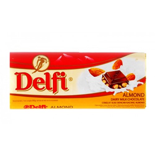 Delfi Almond Dairy Milk Chocolate (165 g.)
